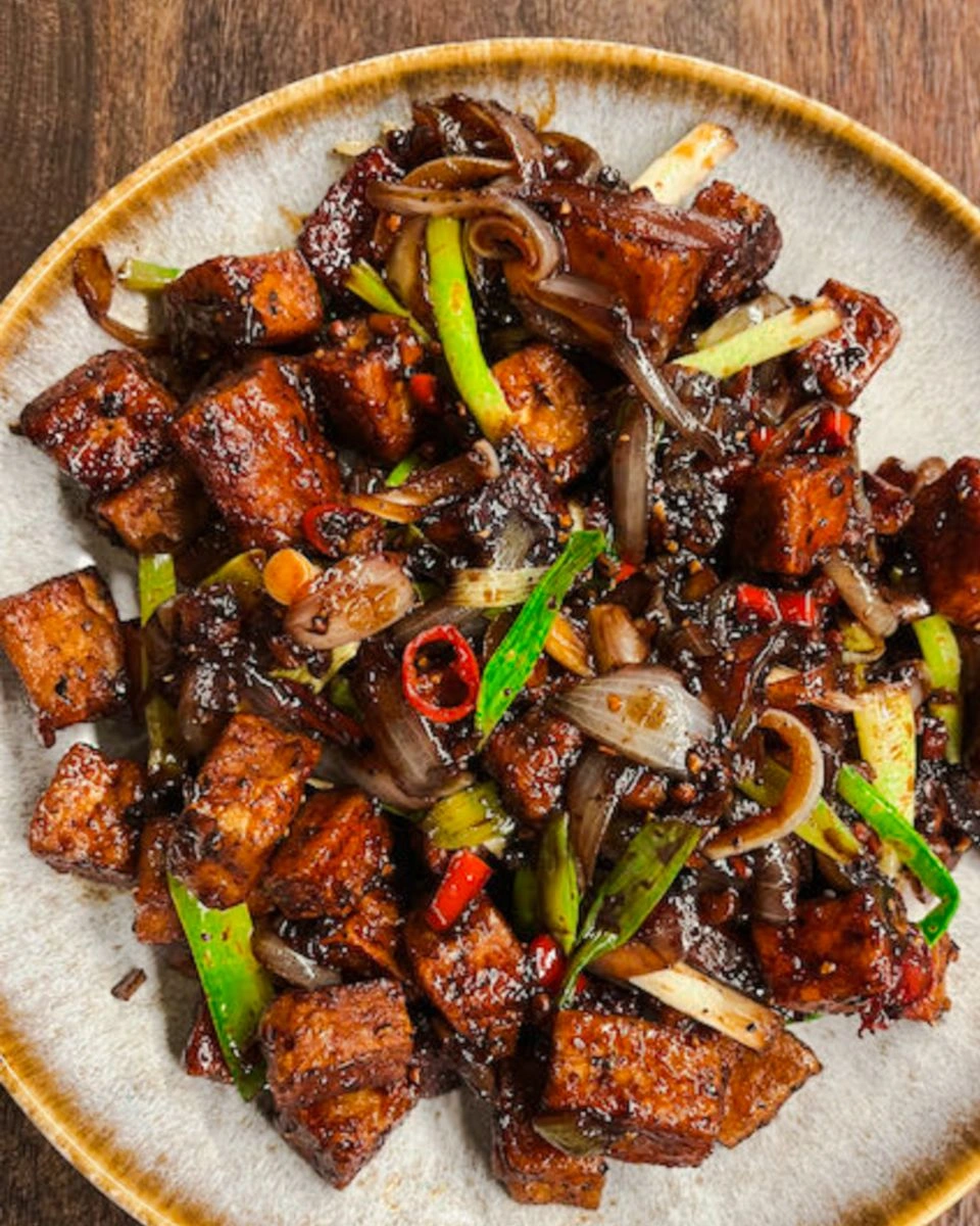 Svartpeppartofu - enkelt recept - Yipin