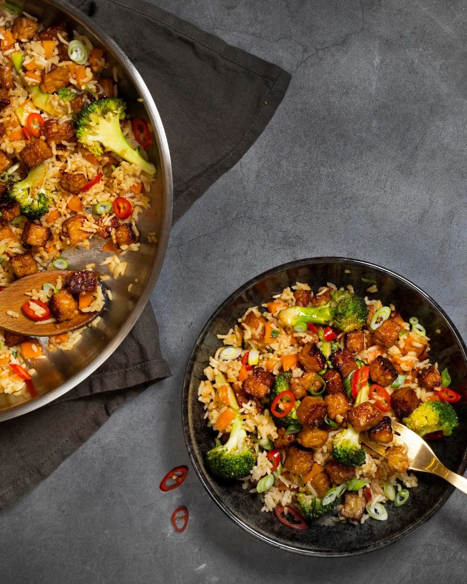 Stekt ris med grönsaker | Yipin