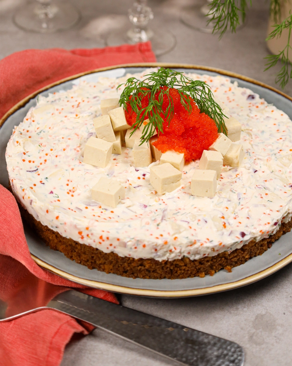 Vegansk skagentårta med kavring – gott och enkelt recept | Yipin