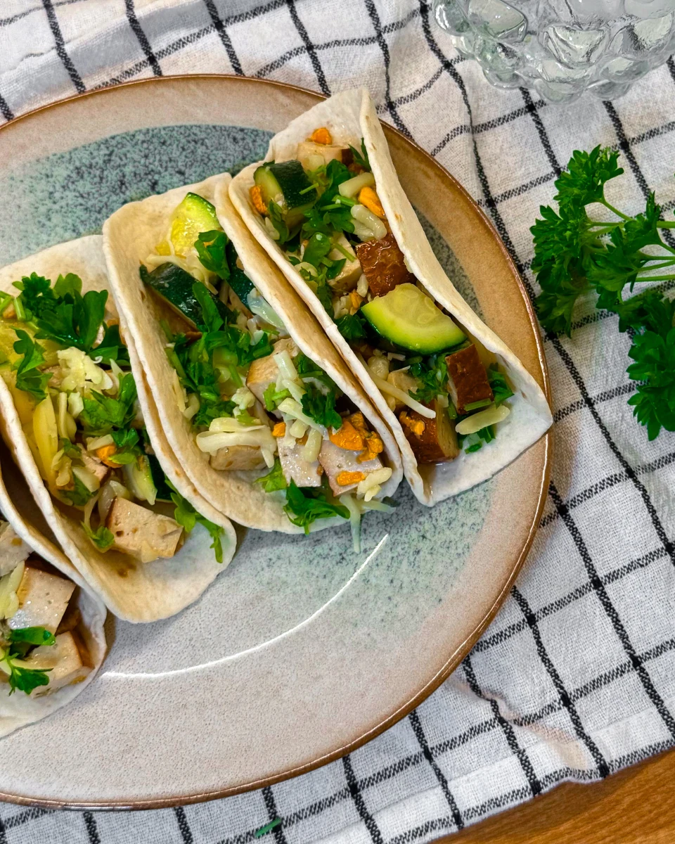 Svamptacos med rökt tofu | Yipin